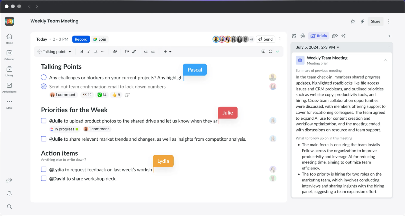Fellow AI Review 2025: Meeting Notes, Transcripts, Pricing