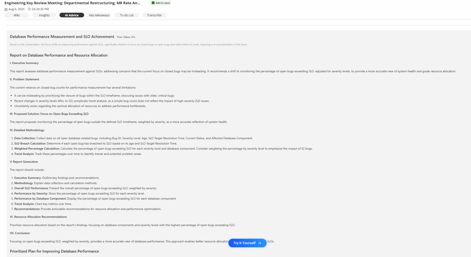How to Use AI Advice in Proactor for Smarter Meetings